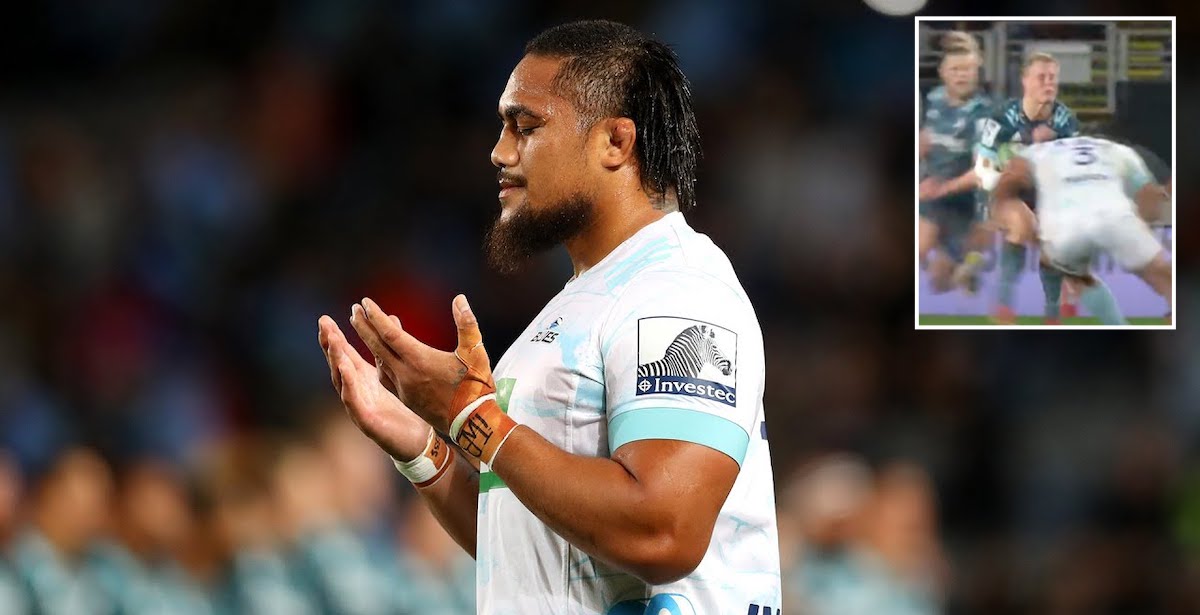 WATCH: All Blacks prop makes HUGE hit on Highlanders youngster in Super ...