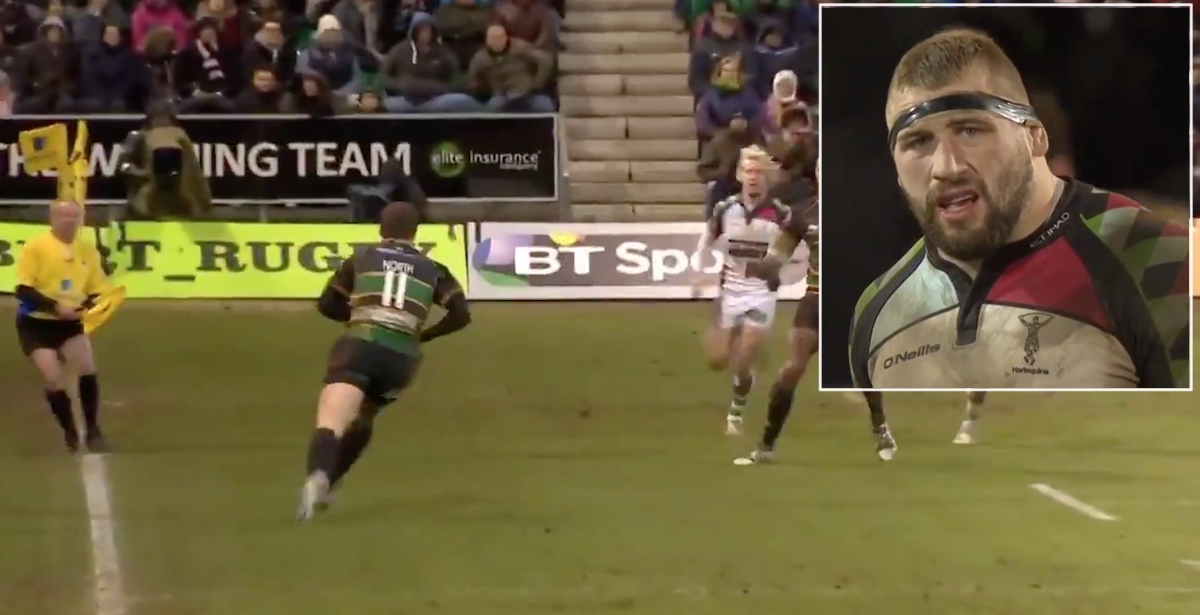The time Joe Marler sat down one of the world's most powerful wingers ...