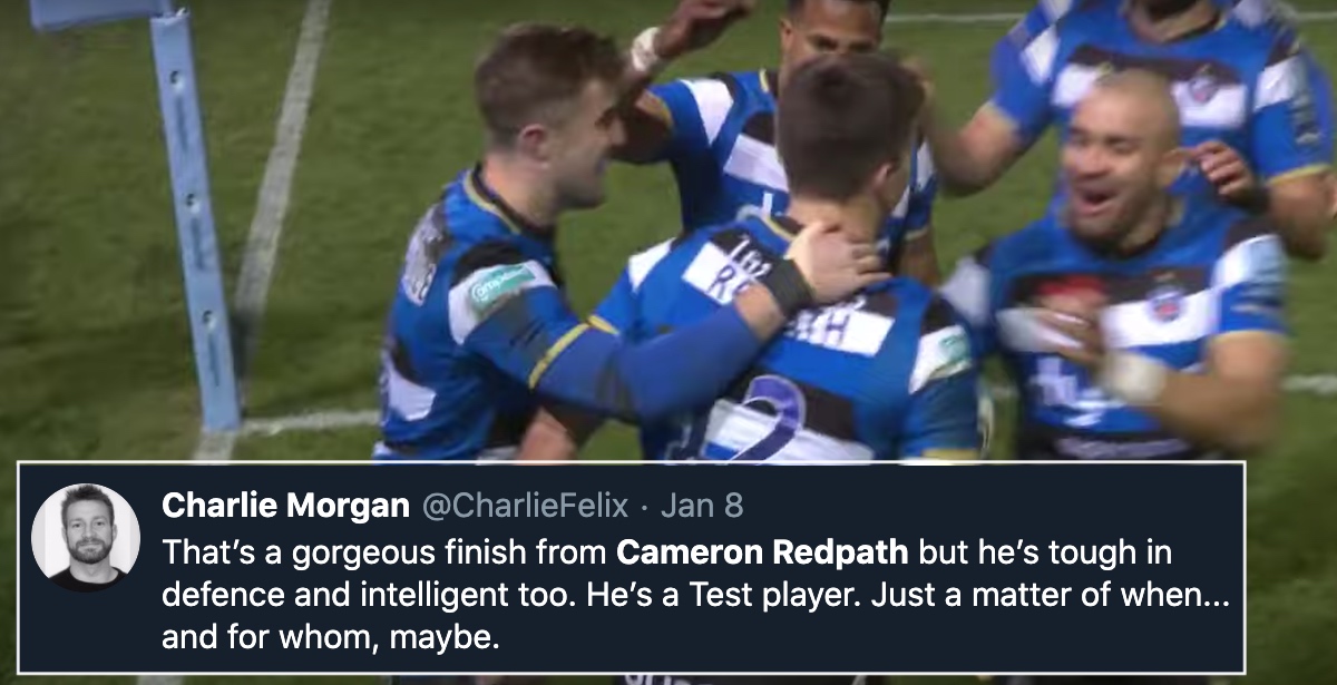 Redpath hyped for international call-up after brilliant Bath ...