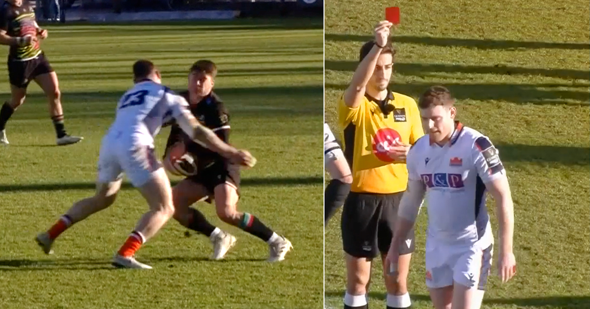 Edinburgh centre picks up ban after clumsy shoulder earns red card ...