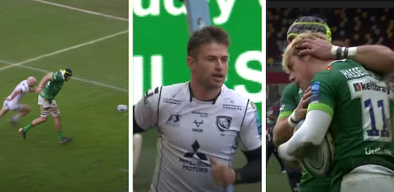 WATCH: Probably the CRAZIEST opening seven minutes of Premiership rugby ...