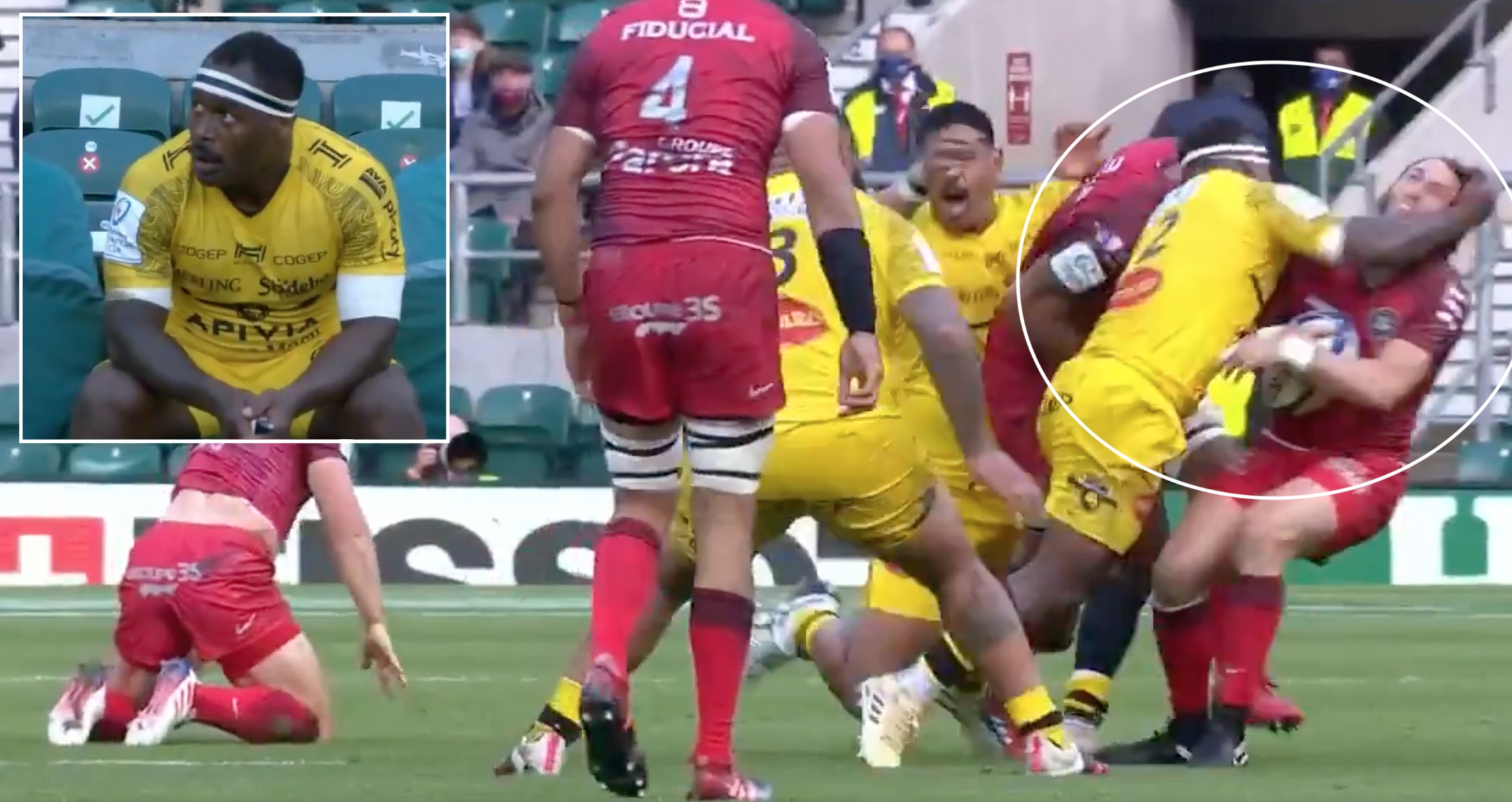 WATCH: Botia's BRUTAL high tackle which saw red in Champions Cup final ...