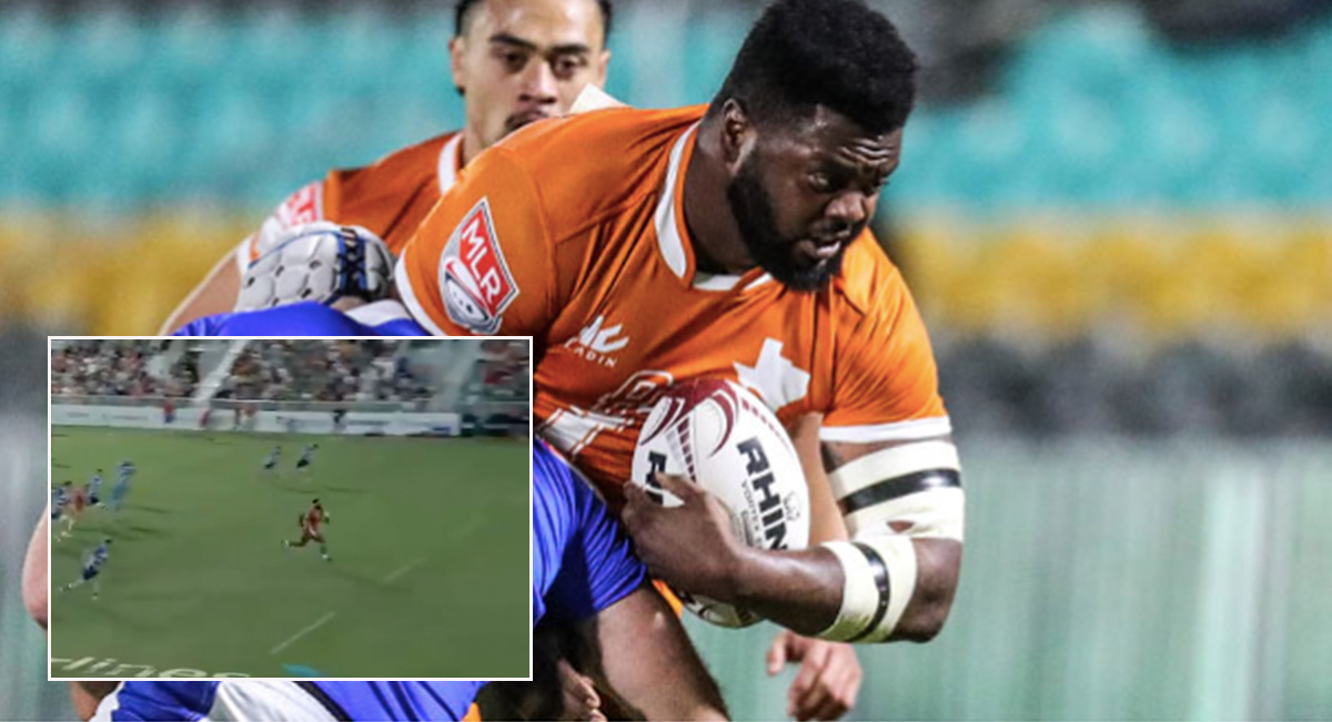 Big front rower sprints 70m for MLR intercept try for the ages | Rugbydump