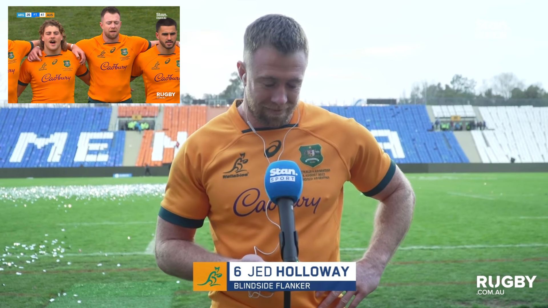 Jed Holloway Breaks Down In Emotional Interview | Rugbydump