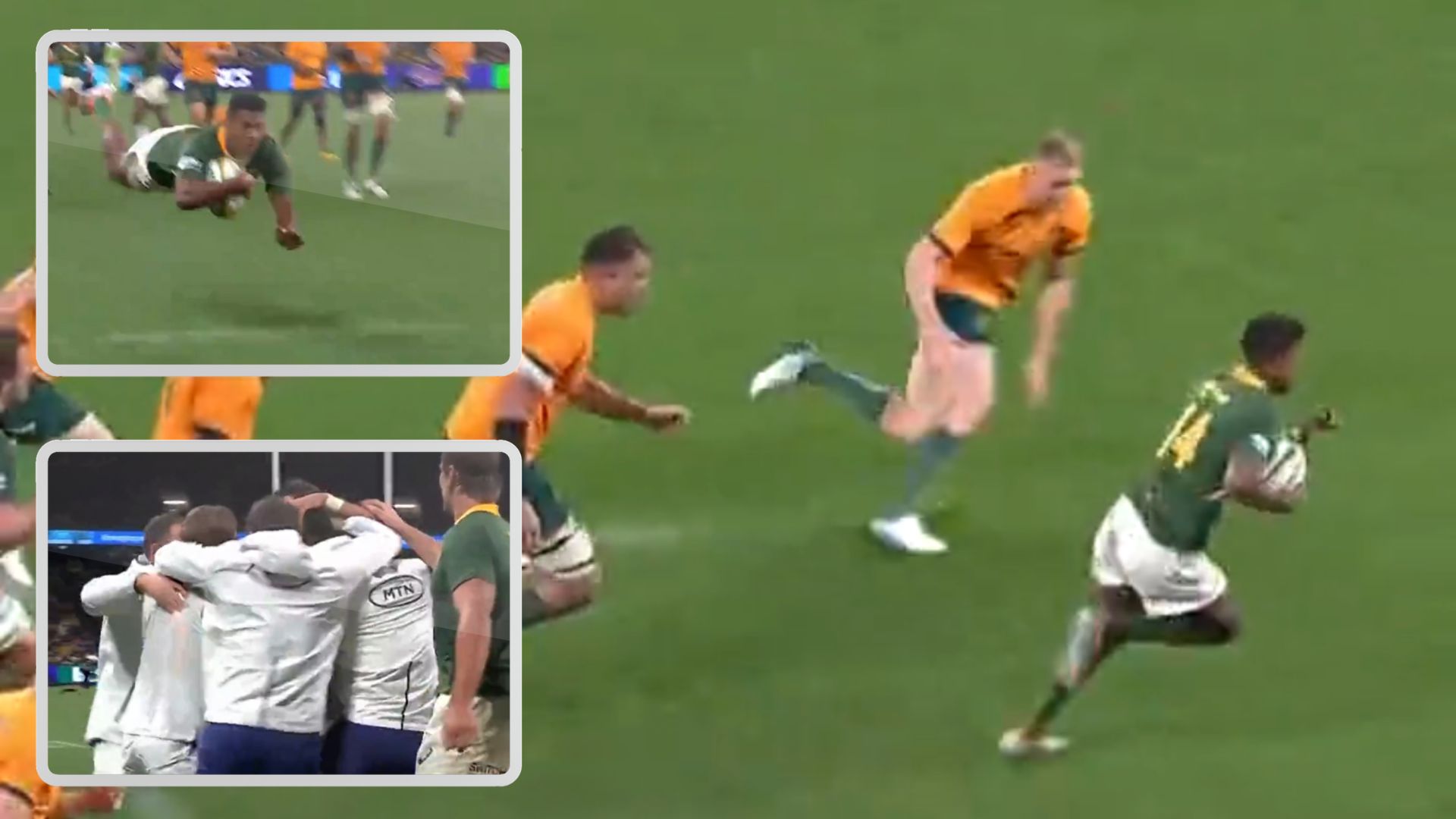 Canan Moodie Scores A World Class Try As Boks Lead At Half-Times ...