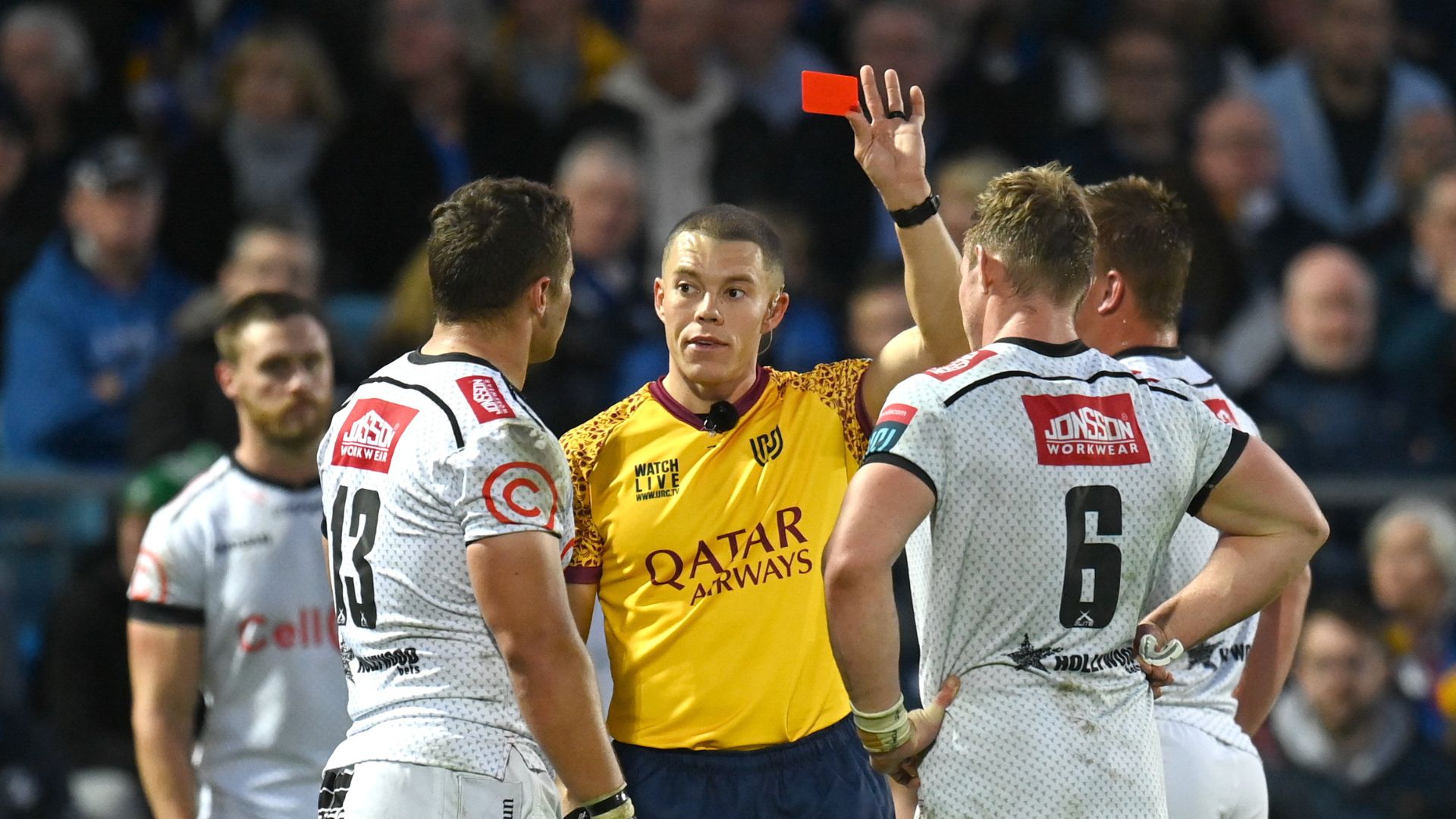 Sharks Centre Commits Two Red Card Offences Inside A Minute | Rugbydump
