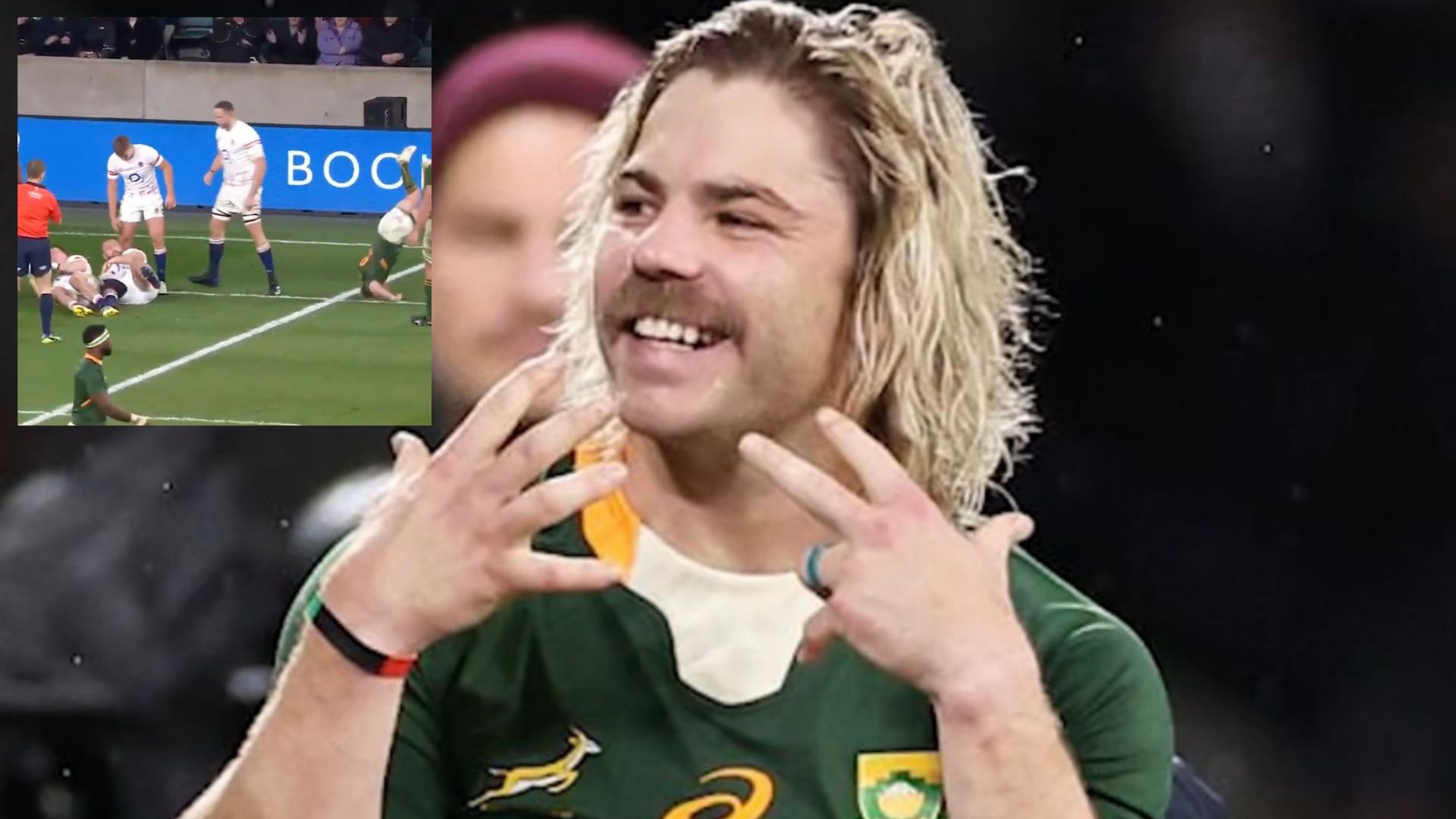 Faf de Klerk Pushes All The Right Buttons To Wind Jonny Hill Up | Rugbydump