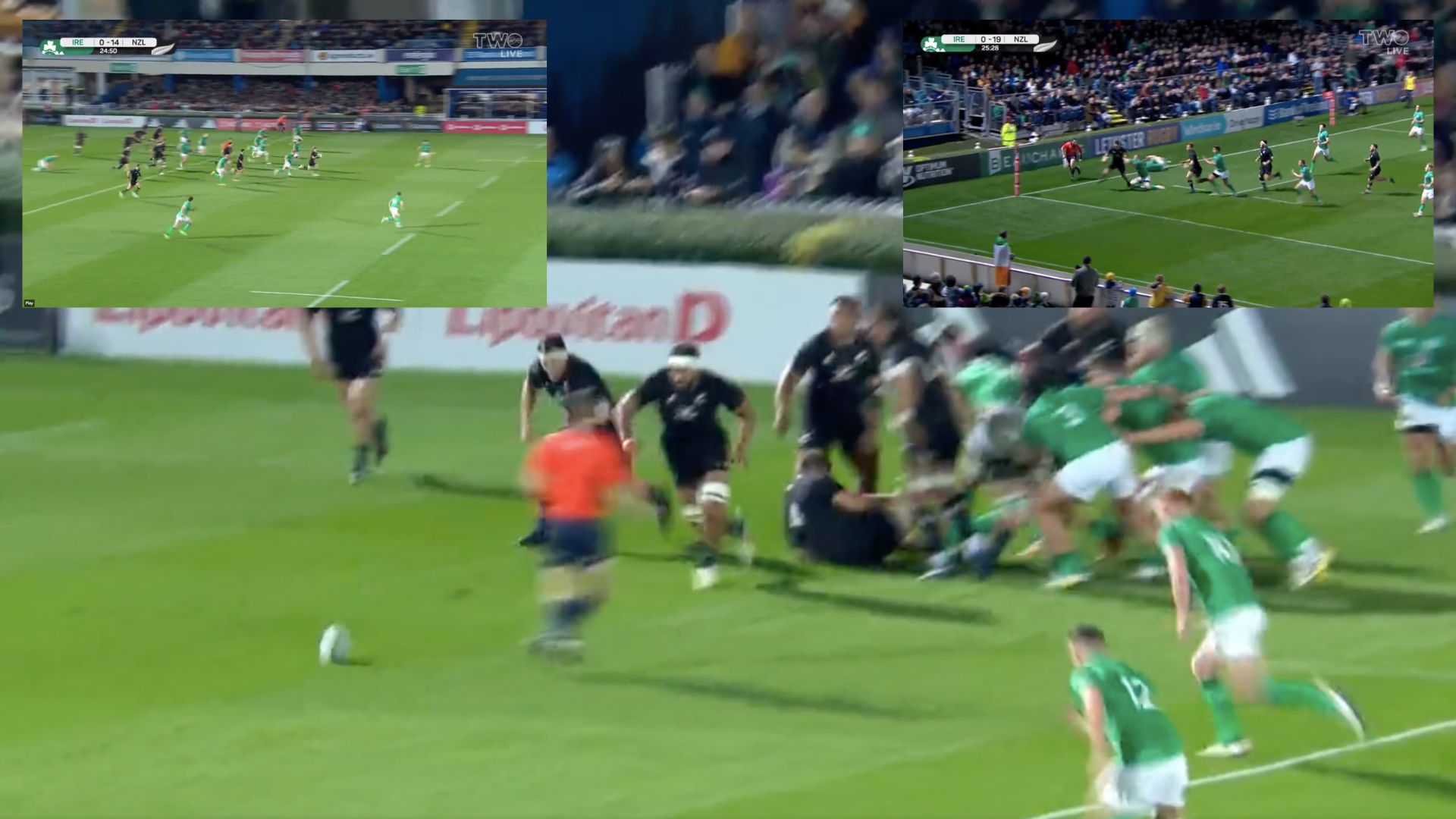 New Zealand XV Torch Ireland A With Length Of The Field Try | Rugbydump