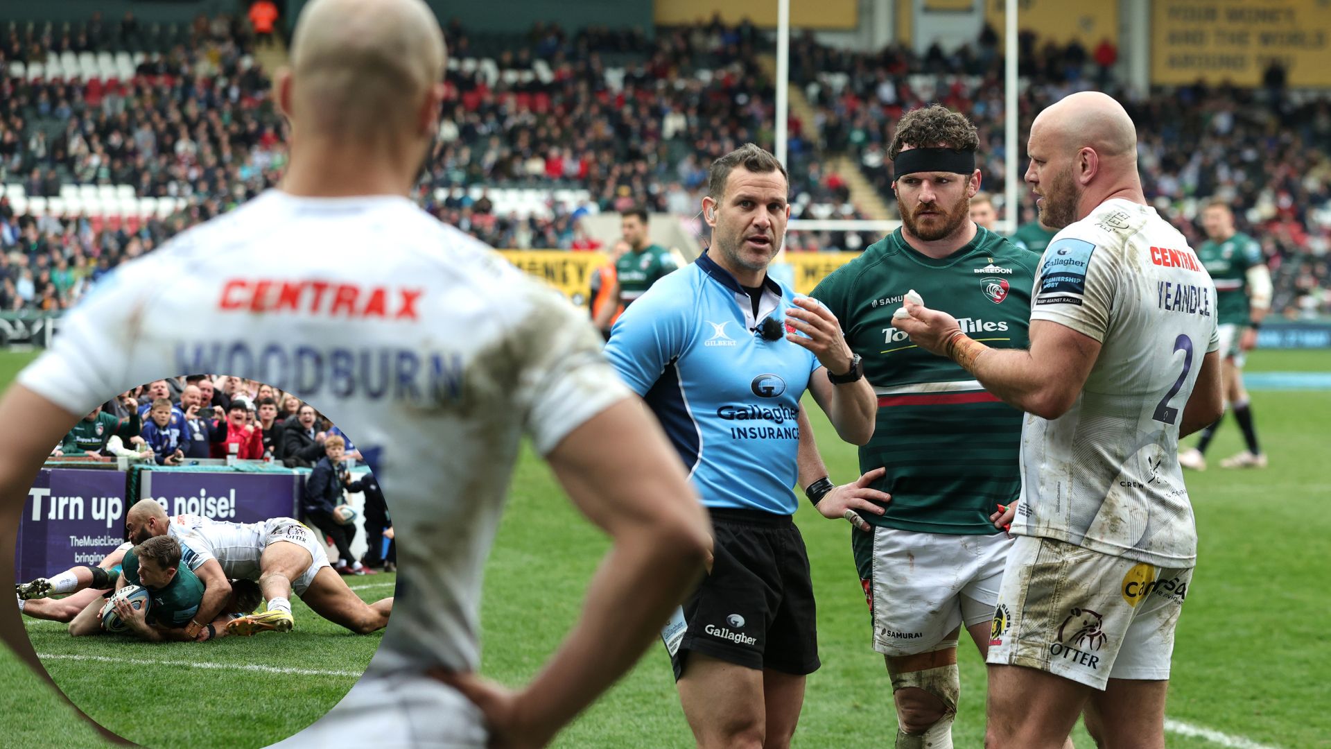 Exeter Chiefs Winger Olly Woodburn Shown 'Ludicrous' Red Card In Tigers ...