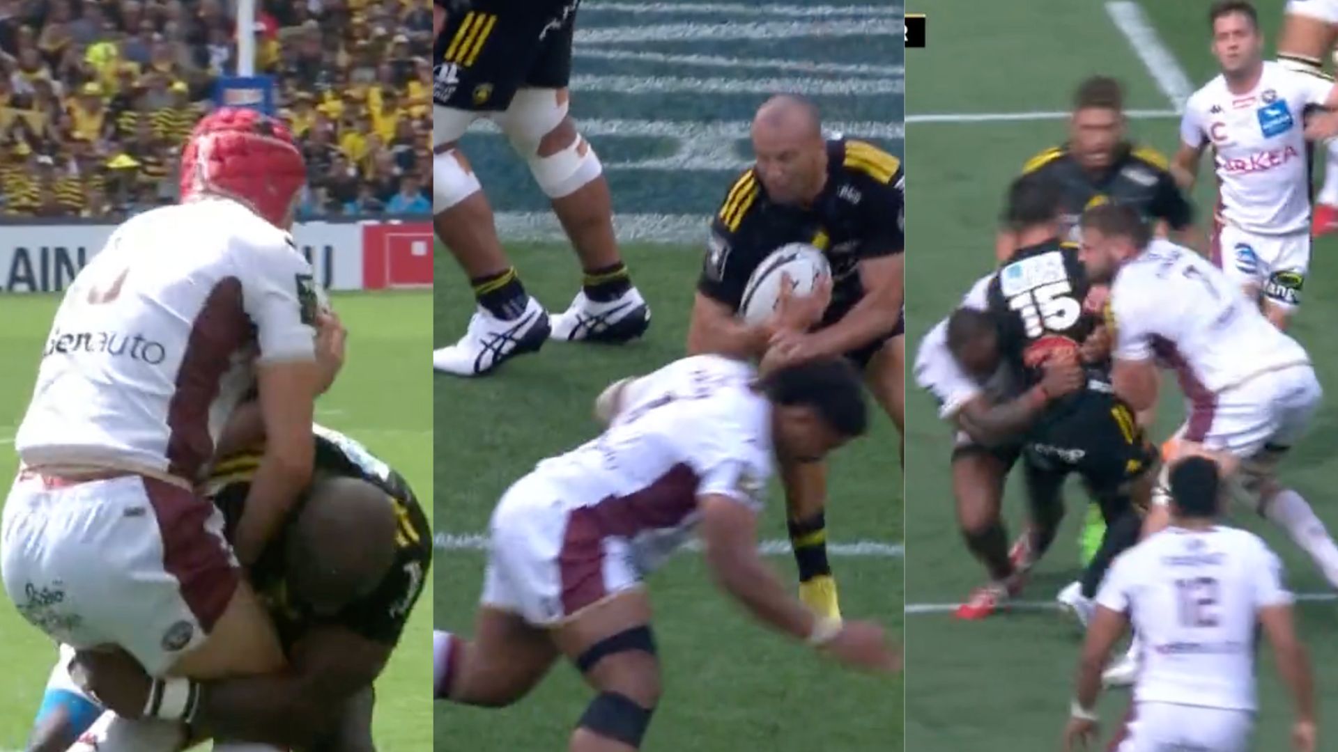 Highlights video of tackles from the 1st half of Top 14 semi-final is ...