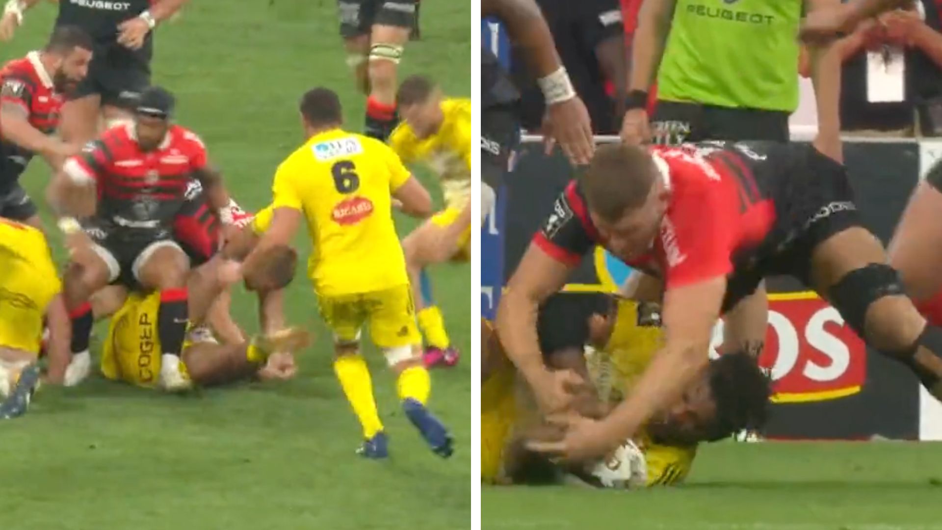 England star Jack Willis with a textbook turnover in the Top 14 final ...