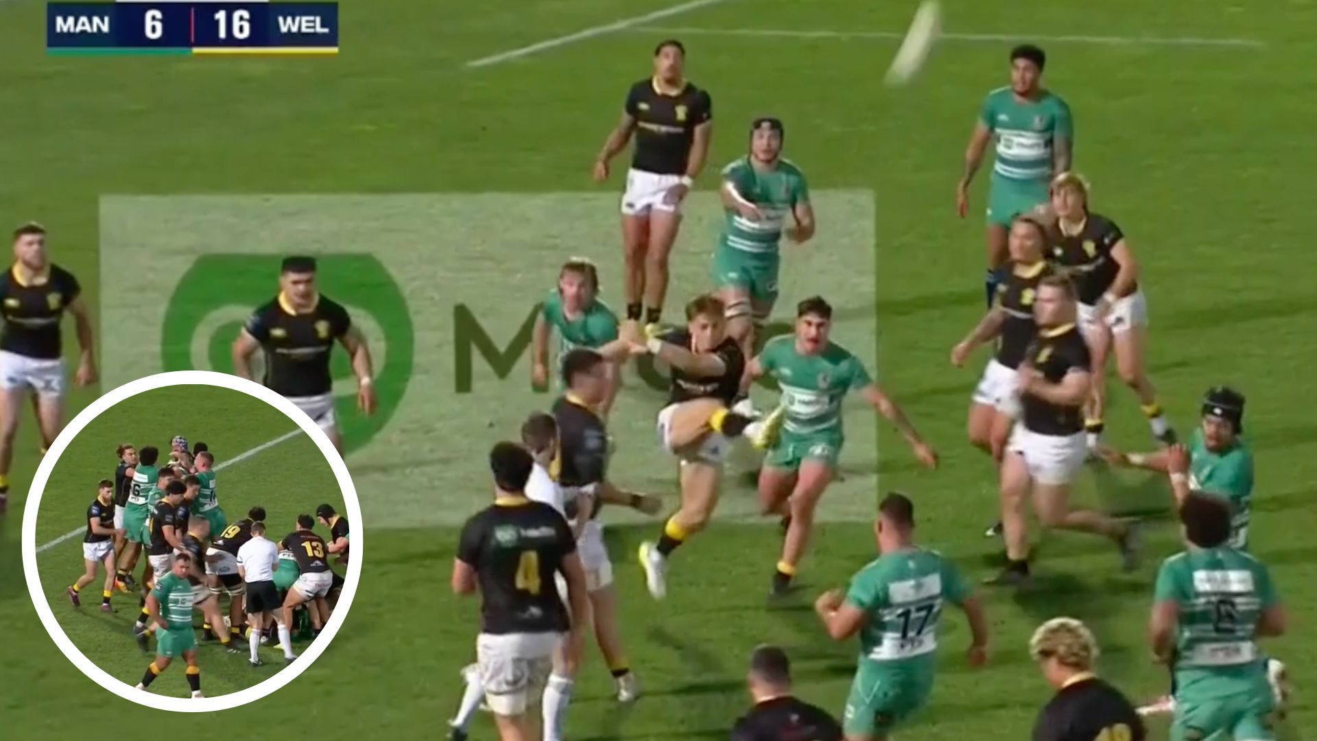 Ultimate Rugby cheap shot caught on camera during NPC match | Rugbydump