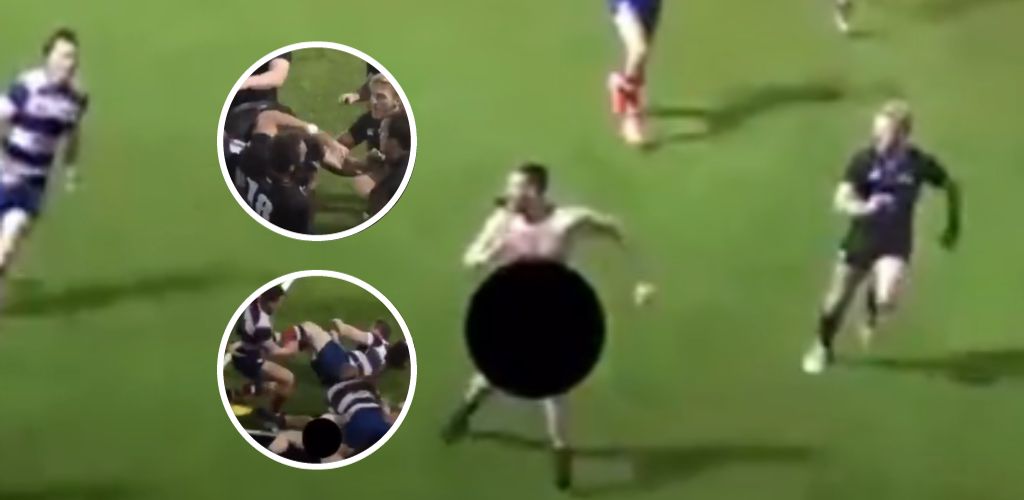 Streaker causes major bust up as he tackles player | Rugbydump