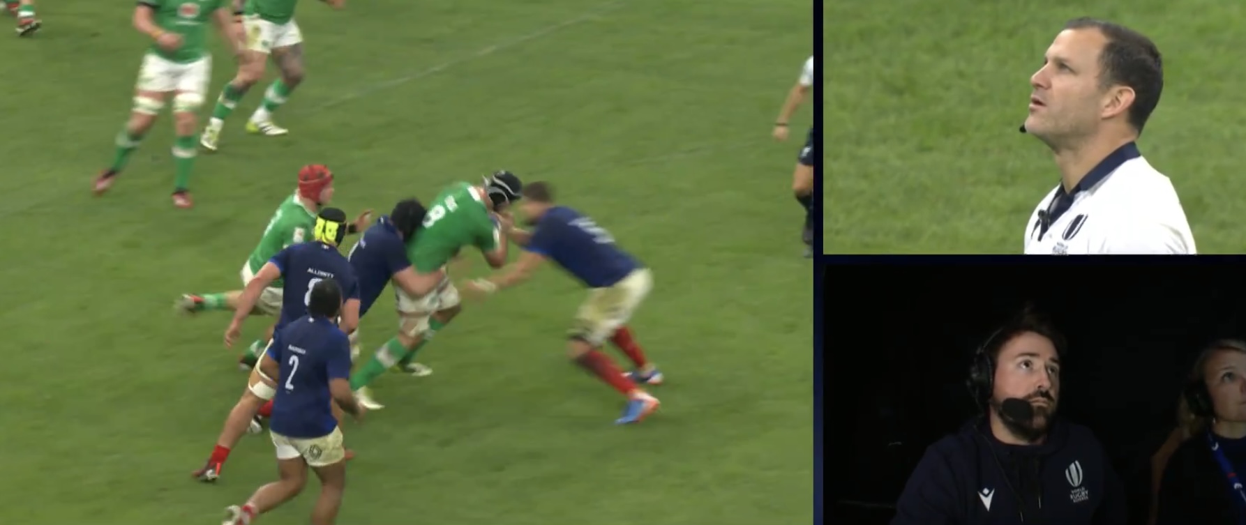 The sending off that rocked the Six Nations opener | Rugbydump