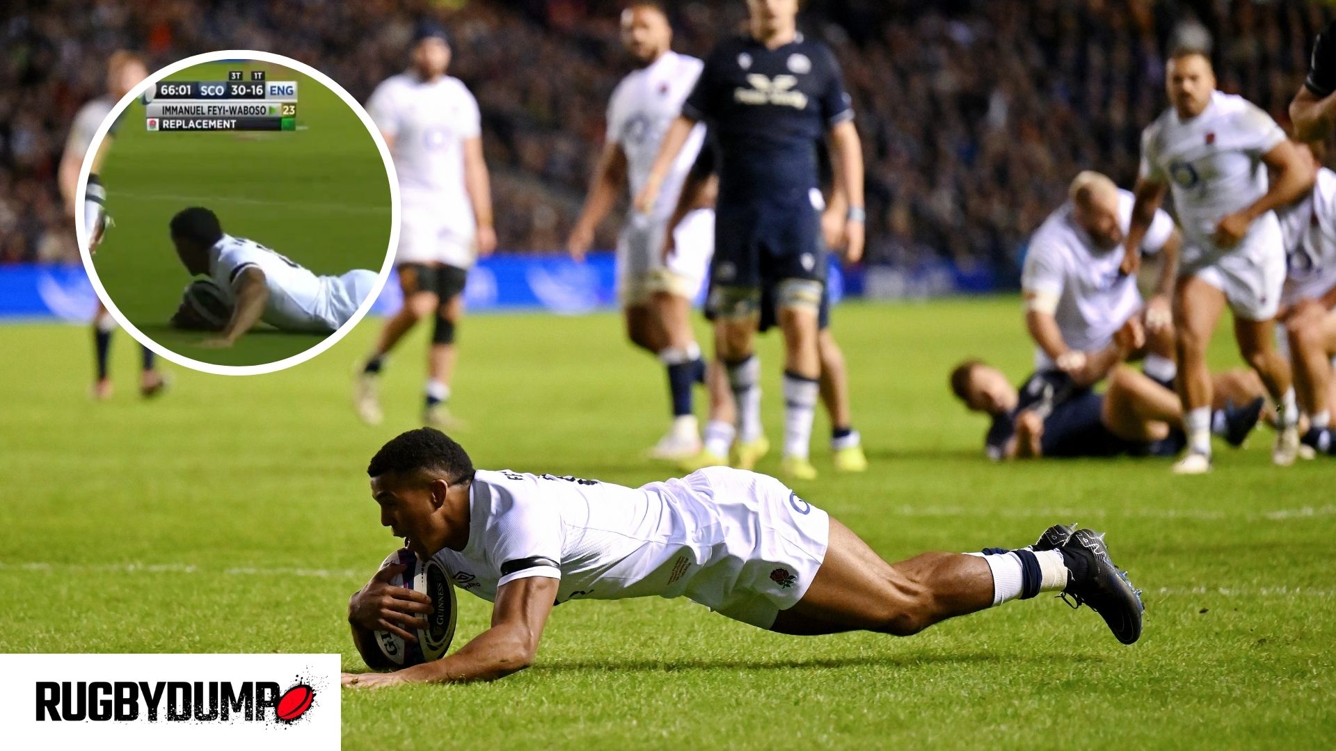 Irish commentator makes outlandish comment as England score a try ...