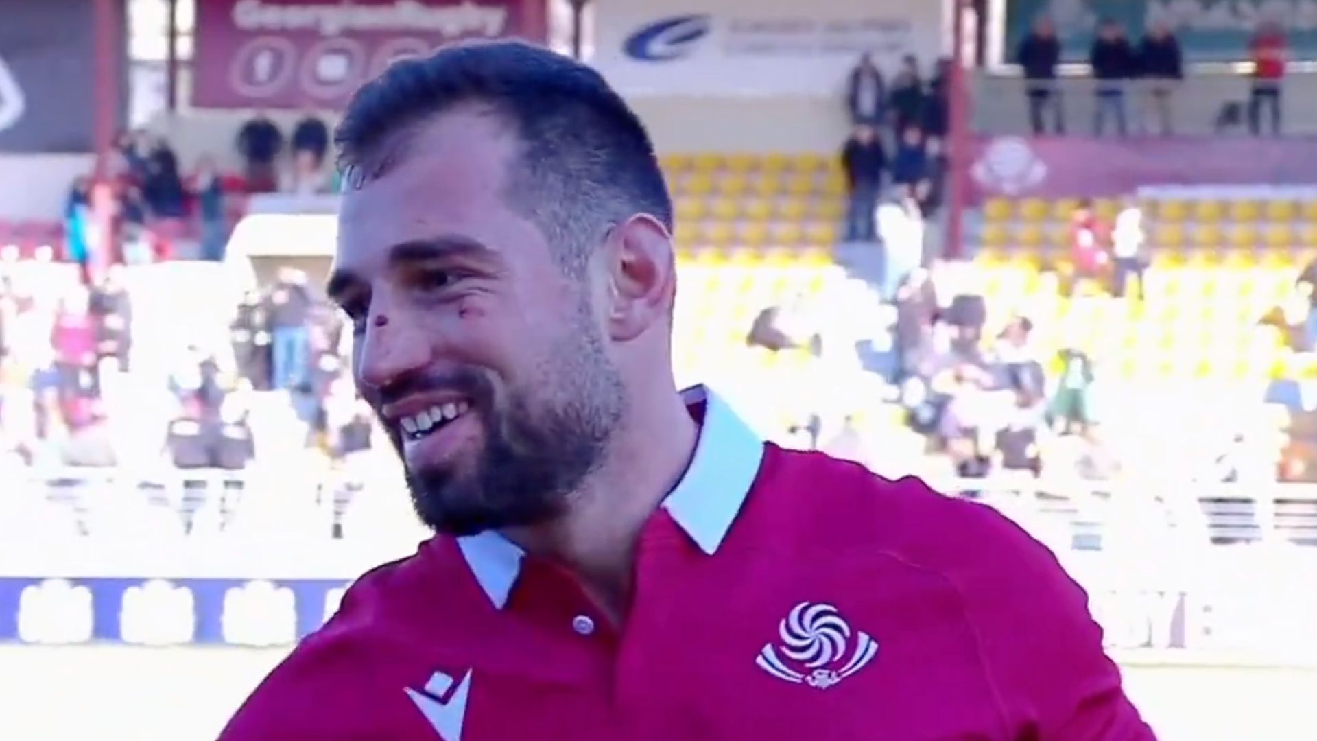 Georgian Rugby captain awarded the coolest 100th test cap in ...