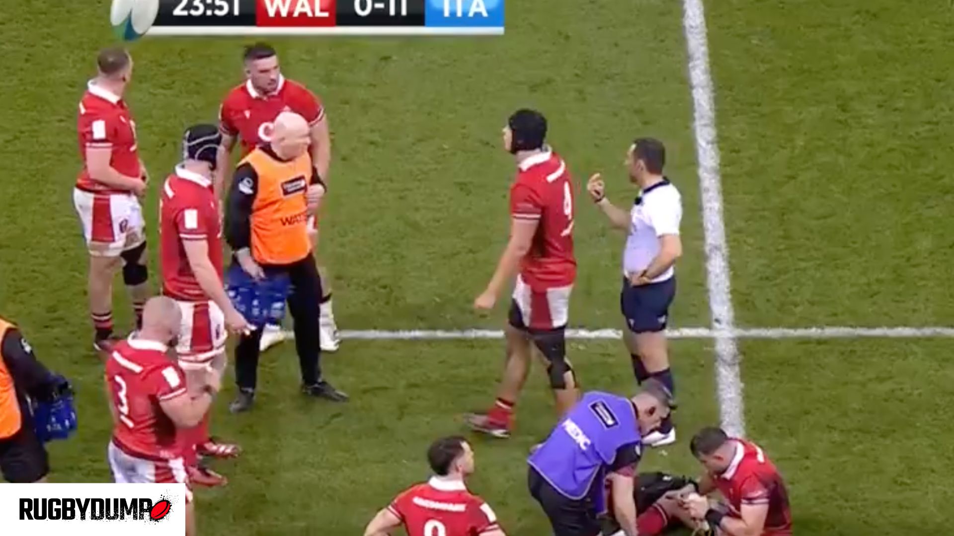 Ref mic catches Wales assistant coach badgering referee | Rugbydump