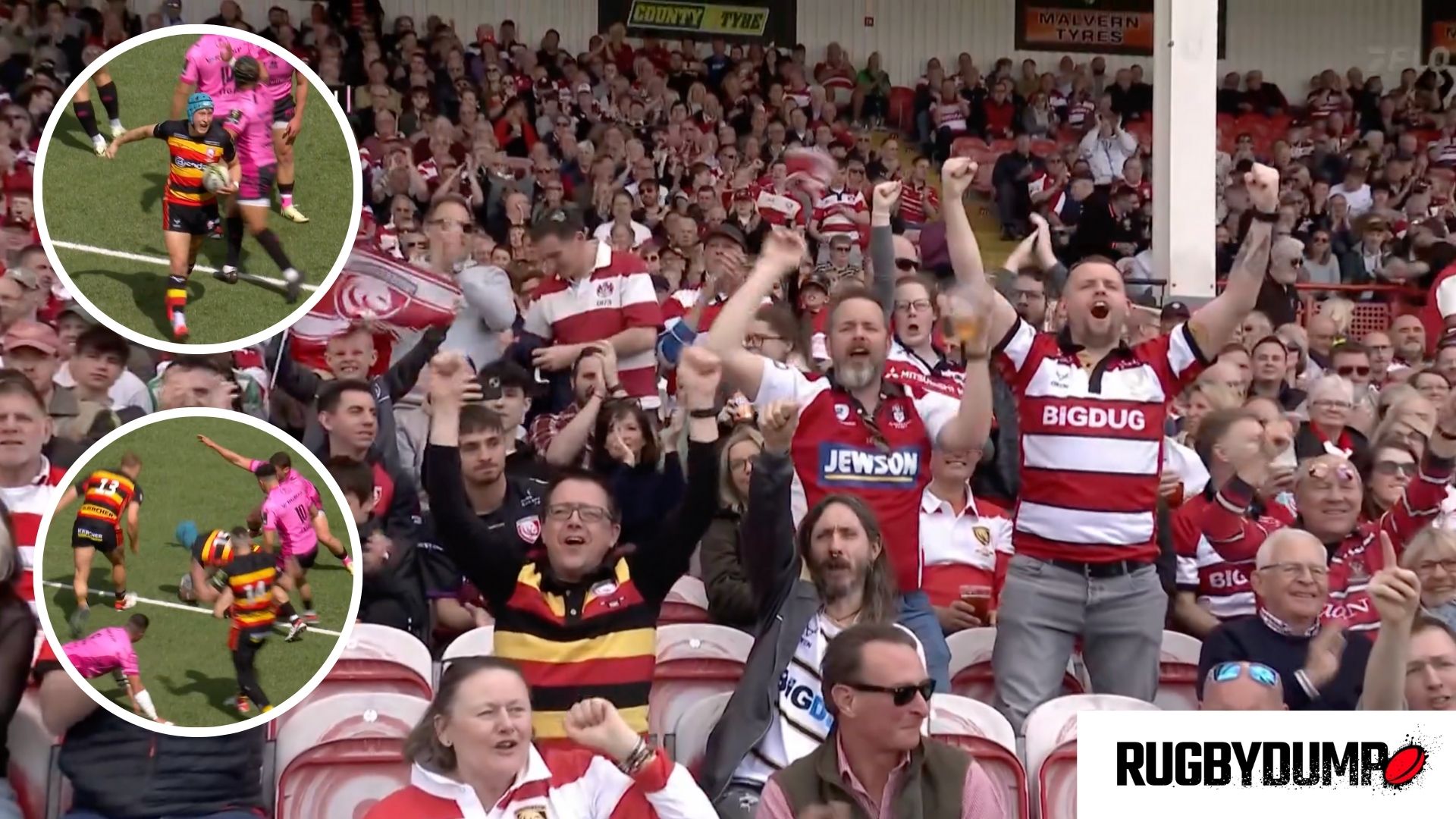 Gloucester's latest back three star Hathaway finishes off cracking try ...