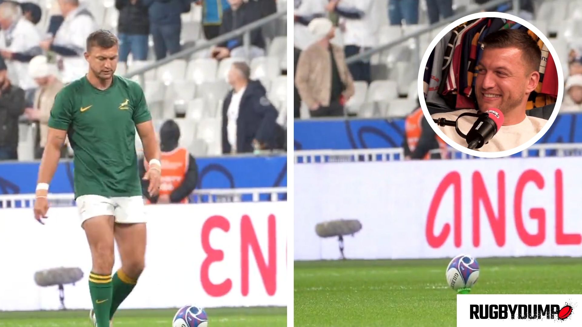 Footage emerges of Handre Pollard before his famous RWC semi penalty ...