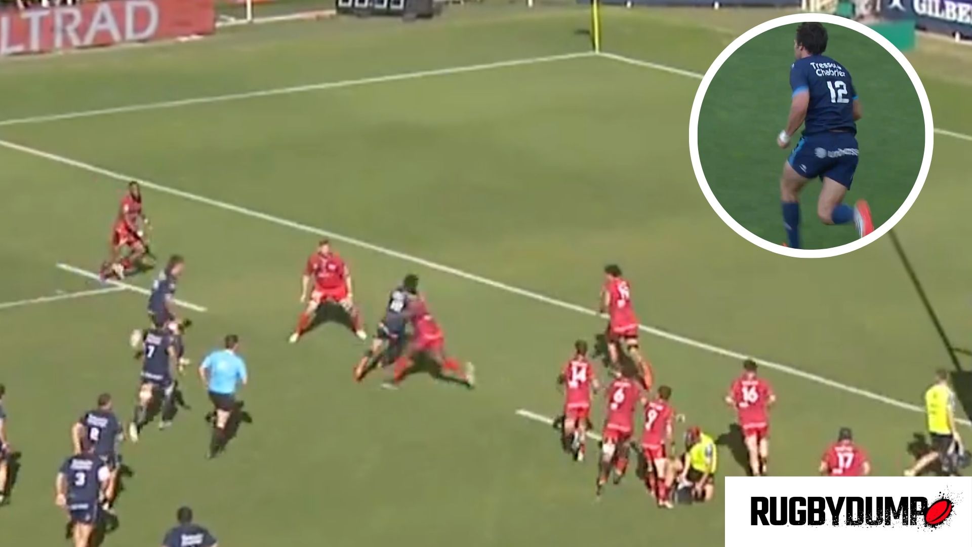 Springbok centre tears it up in the Top 14 for a crucial hattrick ...