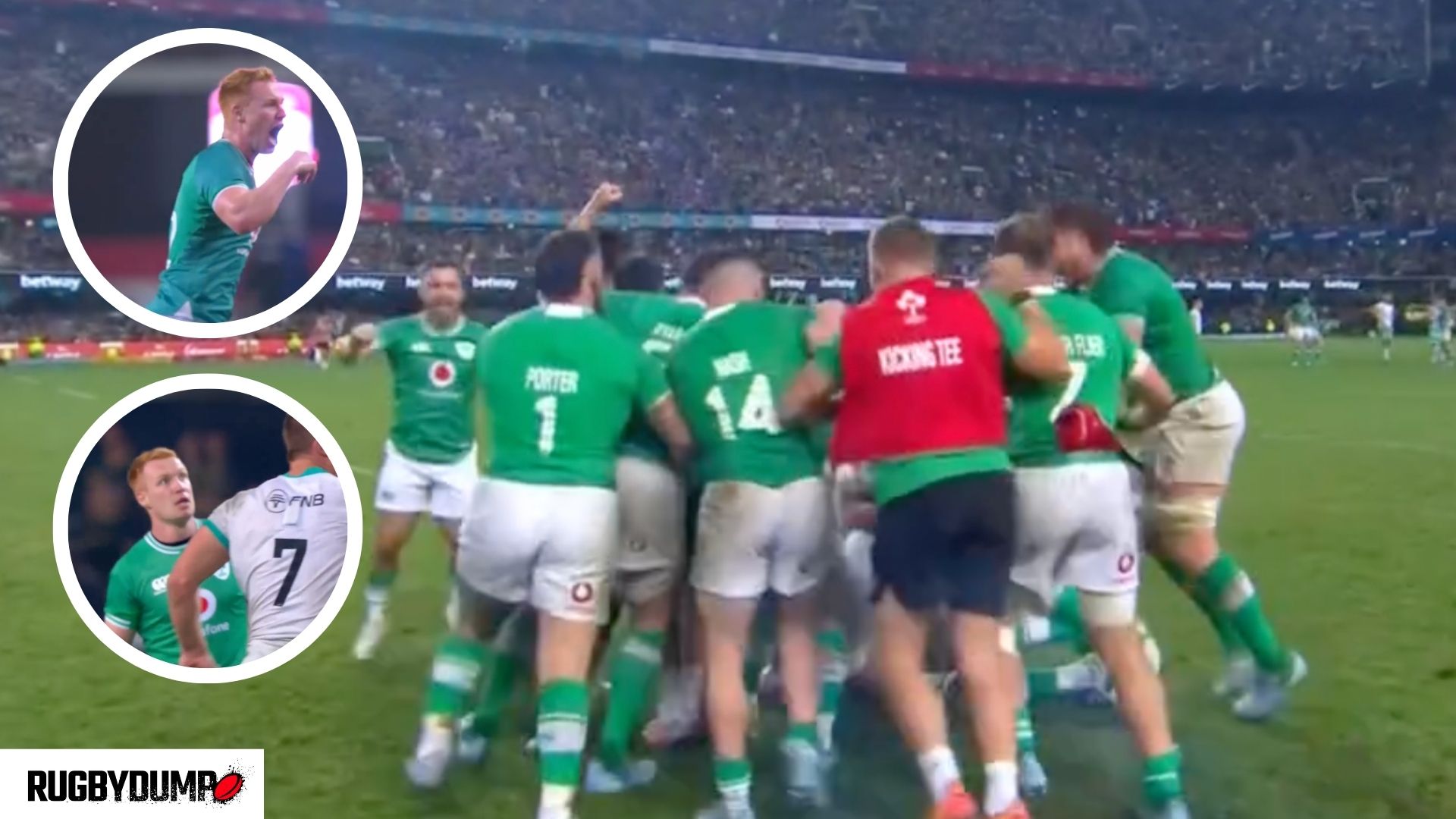 Magnificent Frawley drop goal seals Irish victory in Durban as Kolbe ...